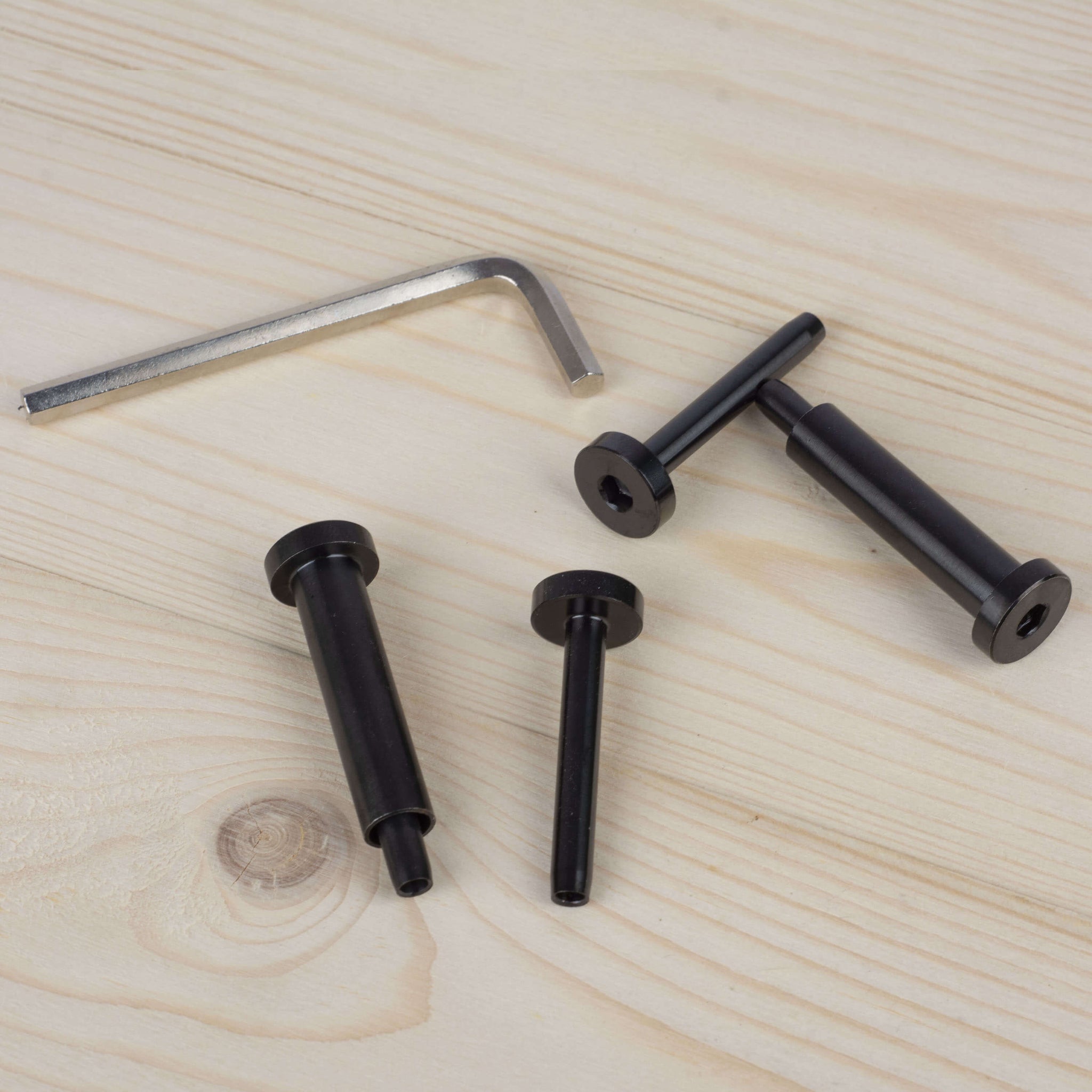 Senmit Black Invisible Stud & Stud Receiver for 1/8" Cable Deck Railin