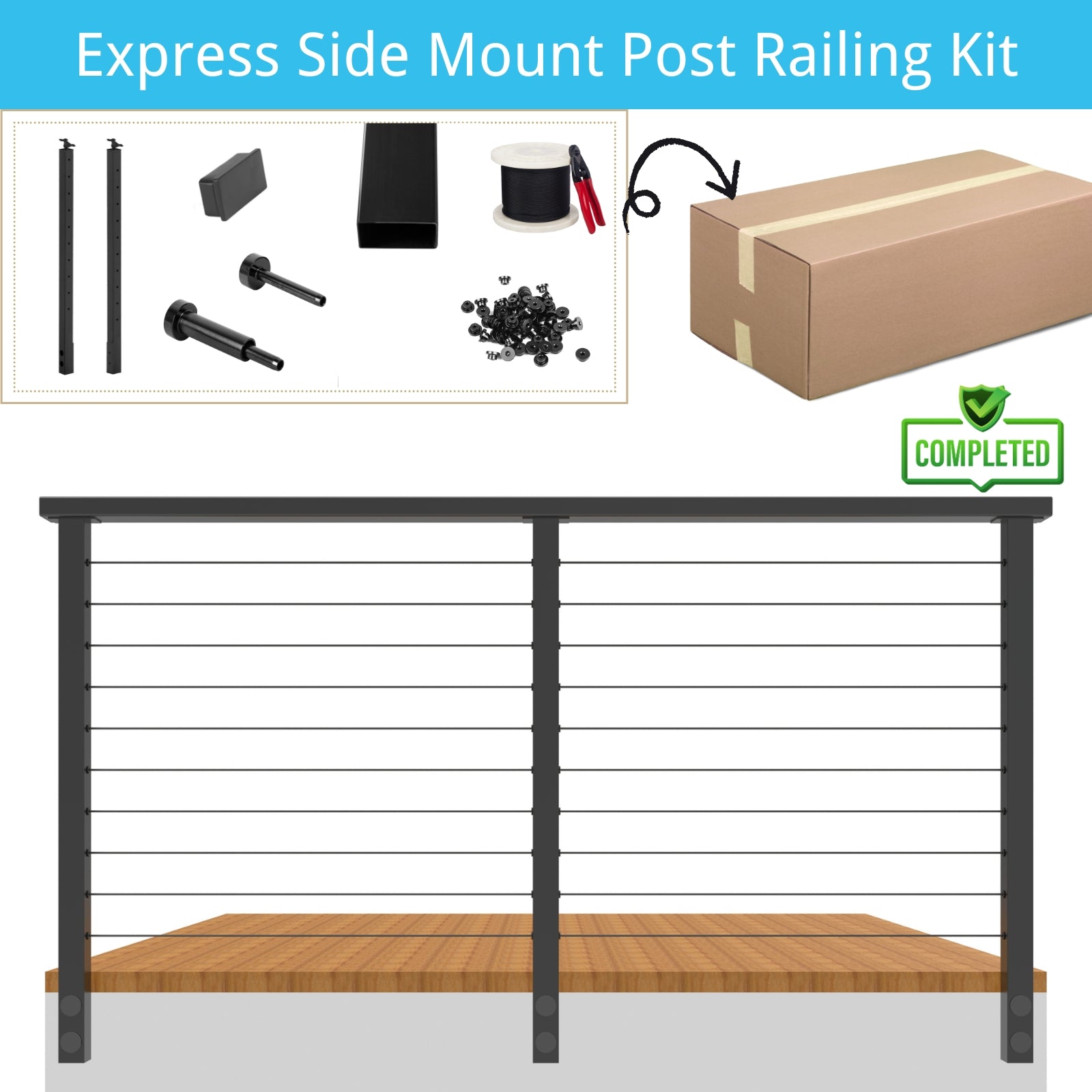 Metal Cable Railing Systems for Decks, Stairs, and Balcony - Senmit ...